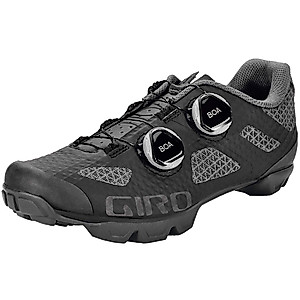 Giro Sector W Women Mountain Cycling Shoes - Black/Dark Shadow (2024), 42