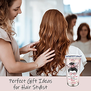 ZANIION Hair Stylist Gifts Tumbler, Hairstylist Gift Ideas, Hairdresser Gifts, Gifts For Hairdressers Female, Hair Salon Decor, To Hair Dresser/Hair Cutter Gift, Barber Gifts For Women Coffee Cup 20oz