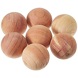 Cedar Fresh Household Essentials 24 Pack of Cedar Balls, 24-Pack, Brown