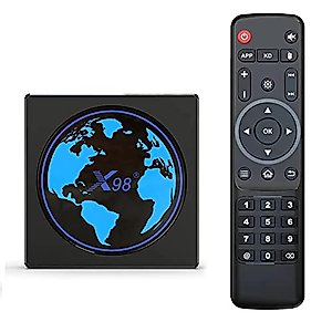 Android 11.0 TV Box,X98 Mini Amlogic S905W2 Quad Core RAM 4GB ROM 32GB Dual WiFi 2.4G/5.8G BT4.2 4K 6K AV1 Home Smart Media Player Android 11.0 TV Box X98 Set top Box