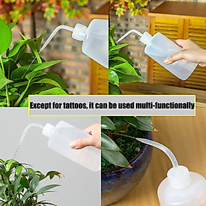 Sotica 2PCS Tattoo Bottles - 500ml Tattoo Wash Bottle Tattoo Spray Bottles Squirt Bottle Tattoo Squeeze Bottles For Tattooing with Measure(16oz) for Medical Lab Succulent Watering