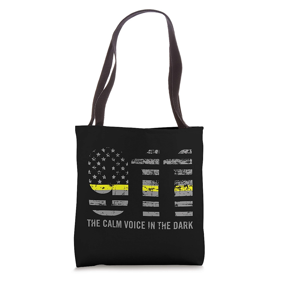 911 Dispatcher Calm Voice In The Dark Tote Bag
