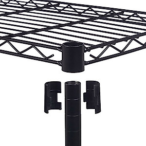 5-Tier Metal Wire Shelving,Storage Rack Heavy Duty Storage Shelving Unit Organizer Shelves for Kitchen Garage,35.43" x 13.78" x 70.87"