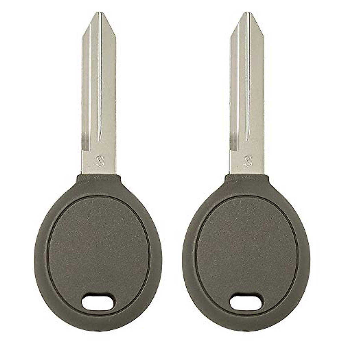 Keyless2Go Replacement for New Uncut Transponder Ignition Car Key Y164 (2 Pack)