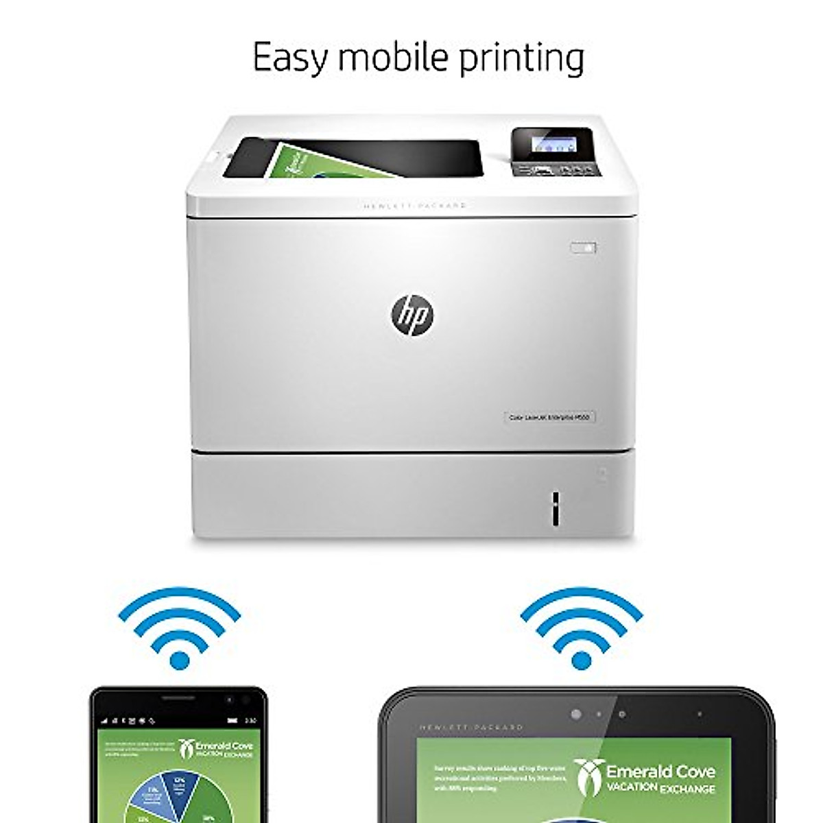 HP Color B5L25A#BGJ LaserJet Enterprise M553dn with HP FutureSmart Firmware (Renewed)