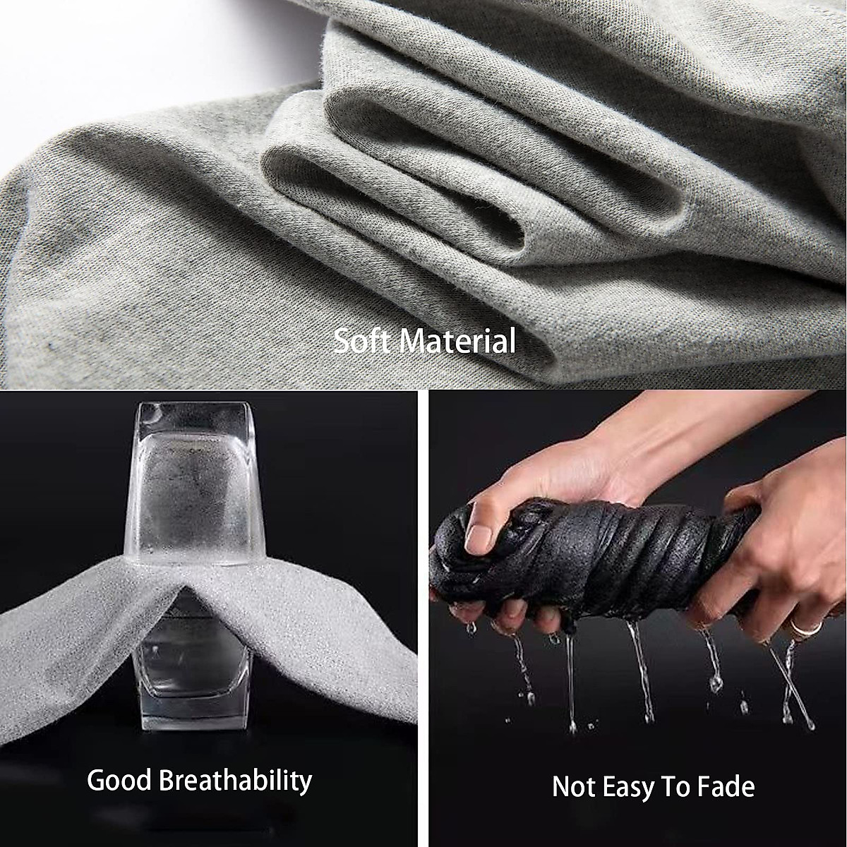 Men's Winter Thermal Underwear Bottom Fleece Lined Long Johns for Men Thermal wear Leggings for Cold Weather Dark Grey