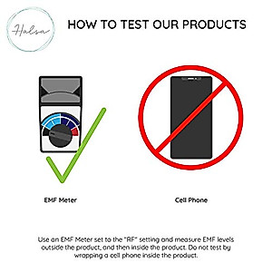 EMF Protection Phone Sleeve by Halsa. Radiation Blocking Carrying Case, Pouch. 100 Silver Fiber Fabric Lined. Drawstring Closure. High Shielding. Lightweight & Portable. Fits in Pocket, Purse, Pink