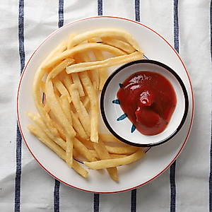 MOSYONE Soy Sauce Dish Ceramic Set of 6 - Soy Sauce Dipping Bowls for Sushi - 3.5 Inch Serving Dish - Japanese Style Dinnerware Set