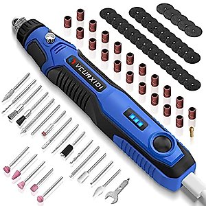 Cordless Rotary Tool, VCURXIDI 4V Mini Rotary Tool Kit with 72pcs Accessories, 3 Speed & USB Fast Charging, Portable Multi Purpose Power Tools for Small DIY, S&ing, Polishing, Engraving,5.9*0.98*1 in