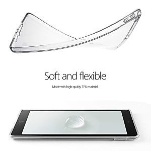 iCoverCase Compatible with iPad Mini 7/6 Clear Case, Transparent Soft TPU Flexible Case 8.3" for Mini 7th (2024) / Mini 6th (2021) Generation (Clear)