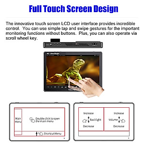 FEELWORLD LUT11 10.1 Inch Video Monitor,Ultra High Bright 2000nit Touch Screen DSLR Camera Field Monitor,4K HDMI,1920X1200 IPS Panel