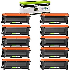 greencycle Compatible Toner Cartridge Replacement for Brother TN450 TN-450 TN420 TN-420 Work with HL-2240 HL-2270DW HL-2280DW MFC-7360N MFC-7860DW Intellifax 2840 2940 Printer ( 10-Pack, Black )