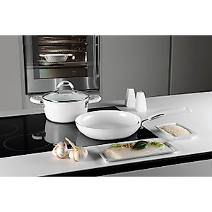 Bialetti, Ceramic OK White, 24 Inch Frypan