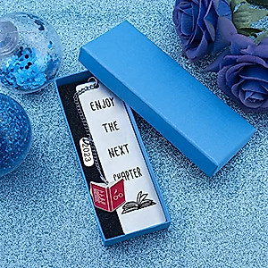 Graduation Gifts for Her Him Class of 2023 Gifts for College Highschool Graduation Gifts for Teen Girls Boys Friends Son Daughter-Enjoy The Next Chapter Inspirational Gifts Bookmarks for Women Men