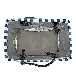 TINTON LIFE® Folding Quick Dry Shower Caddy Tote Bag with Mesh Bottom Waterproof Oxford Bath Organizer