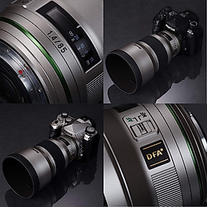 Pentax HD PENTAX-D FA*85mmF1.4ED SDM AW Silver Edition: Limited Quantity Prime Telephoto Lens from The New-Generation, Star-Series Lens Featuring The Latest PENTAX Lens Coating Technologies (23550)