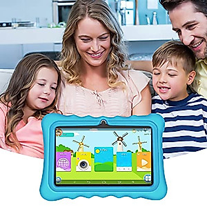 Hd Tablet Wifi Bluetooth Android Game Tablet,7inch Ips Display Screen,Christmas Birthday Gift,2gb Ram+16gb Rom,3000mah Battery,Android-11 System (Blue)