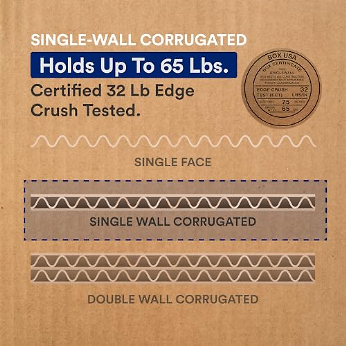 BOX USA Moving Boxes Medium 18"L x 14"W x 12"H 10-Pack | Corrugated Cardboard Box for Shipping, Mailing, Packing, Packaging and Storage 18x14x12