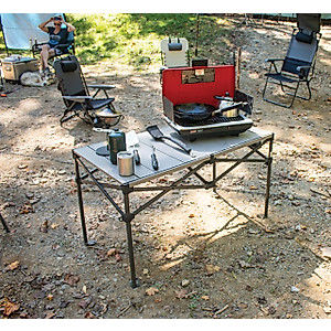 Rio Gear 48" x 25" Outdoor Camping Aluminum Roll Top Table