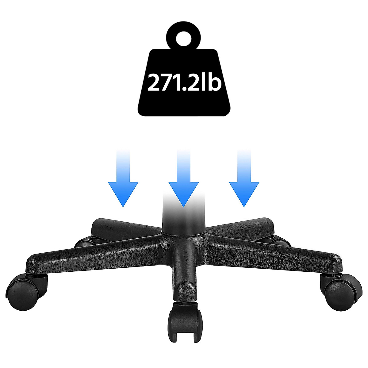 Topeakmart Executive Office Chair Swivel Computer Chair Conference Chair Leather Gaming Chair Adjustable Mid-Back with Arms