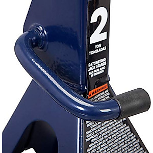 TCE AT82001U Torin Hydraulic Trolley Service/Floor Jack Combo with 2 Jack Stands, 2 Ton (4,000 lb) Capacity, Blue