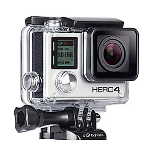 SOONSUN Standard Protective Waterproof Dive Housing Case for GoPro Hero 4, Hero 3+, Hero 3 Black Silver Camera - 40 Meters (131 Feet) Underwater Photography