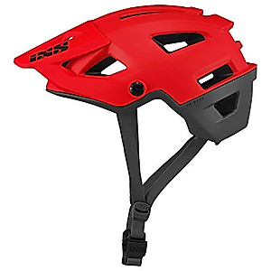 IXS Unisex Trigger AM All-Mountain Trail Protective Bike Helmet, Fluo Red, Medium/Large