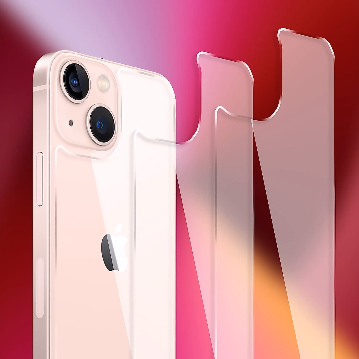 Shacoryze for iPhone 13 mini Back Screen Protector [3-Pack], iPhone 13 mini Back Glass Protector Rear Screen Protector for 13 mini(5.4 inch)