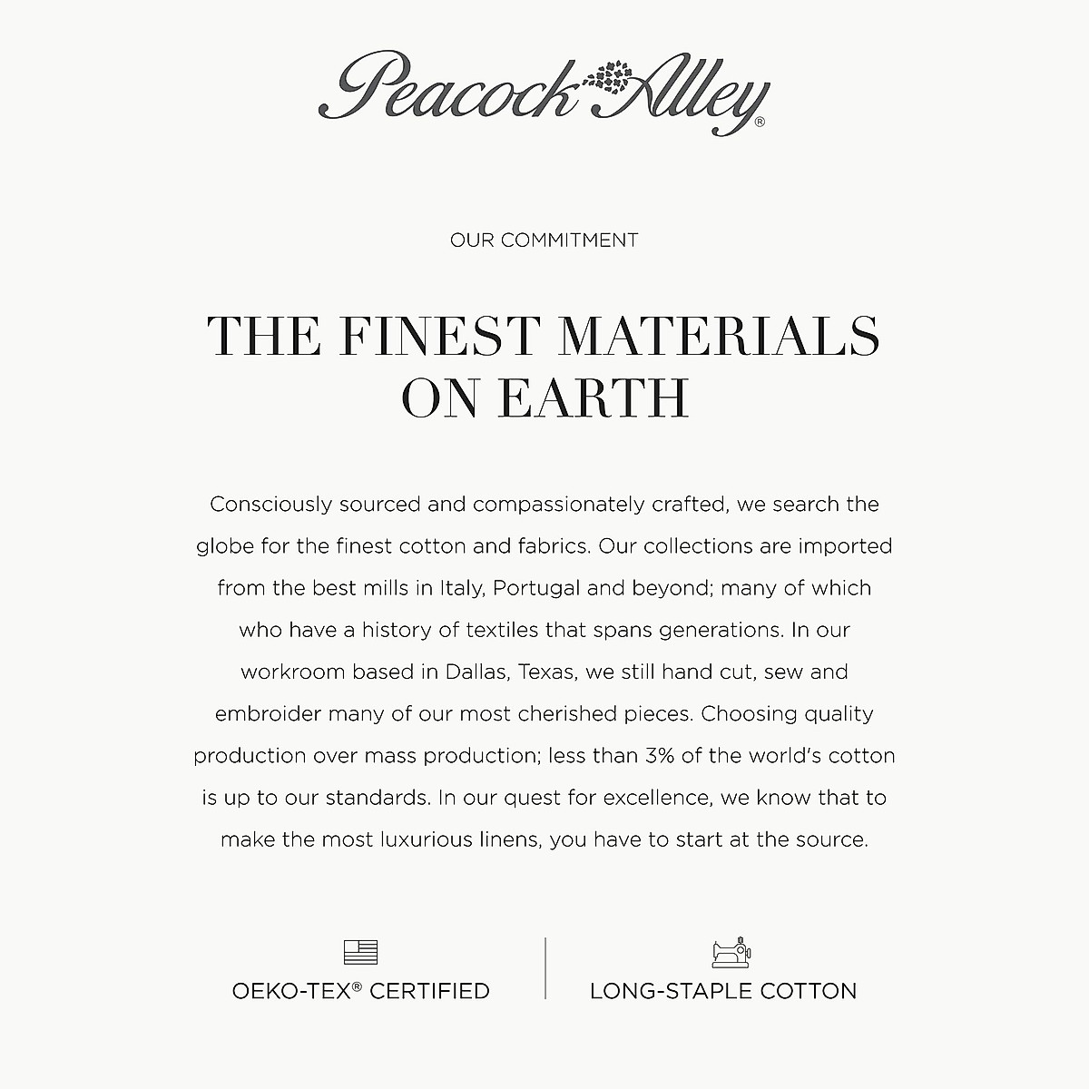 Peacock Alley Down Alternative Mattress Topper Enhancer – 100% Hypoallergenic Mattress Cover, 3" Plush Bed Topper with Soft Quilted Top and 400 Thread Count Cotton Sateen Cover - Queen (White)