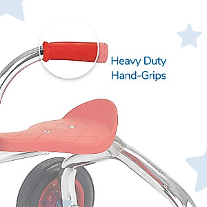 Children's Factory SilverRider Toddler 14" Tricycle, Big 3 Wheel Kids Trike, Girls/Boys Outdoor Play Equipment, Homeschool/Daycare/Preschool, SIL/Blk