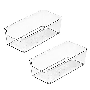Hamster Sand Bath Box Transparent Acrylic Bathroom Small Animal Cleaning Supplies Dust Removal Bathtub Bathing Container for Hamster Gerbil Sugar Glider (2 Pcs)