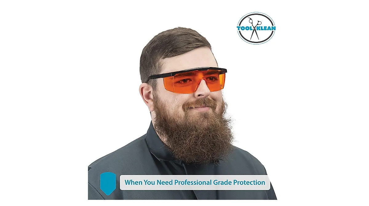 Professional UV Light Safety Glasses - Polycarbonate Shatterproof UVC ...