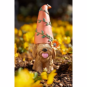 Original Doodle Gnome - Garden Gnomes Outdoor Dog Statue, Garden Décor, Cute Garden Sculptures & Statues