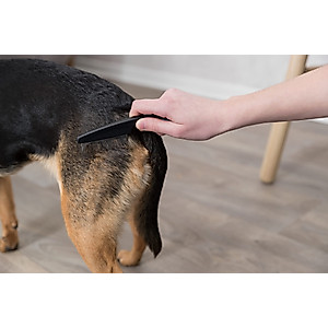 TRIXIE Pet Grooming Flea Comb for Cats, Dogs, and Small Animals, 6" (15cm)