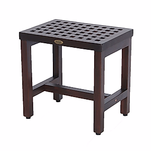 DecoTeak Espalier 18" Lattice Teak Shower Bench