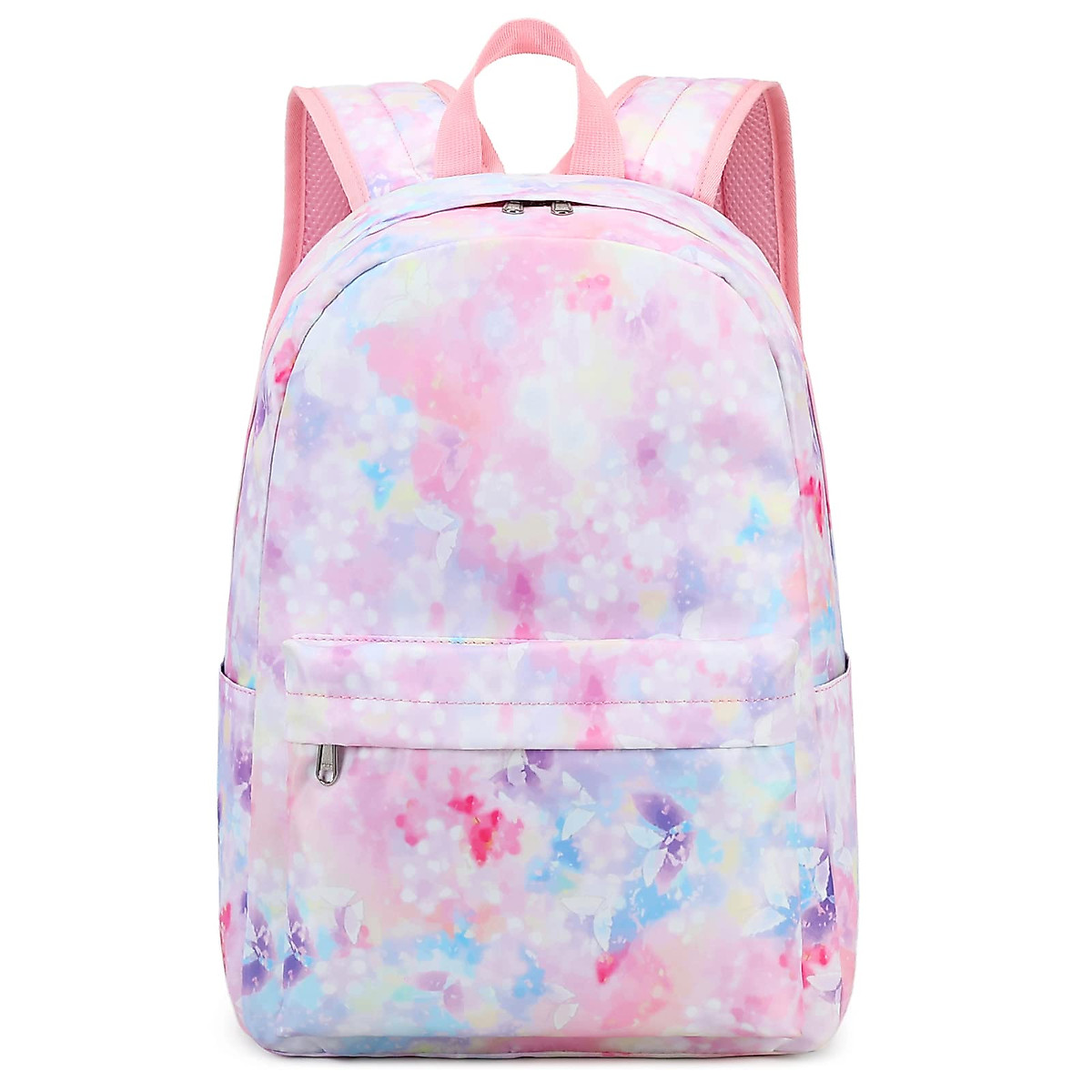 BGS BIGSUCS Girls Backpack for Kids Butterfly School Backpack Preschool Kindergarten Elementary School Bag with Insulated Lunch Tote and Pencil Pouch