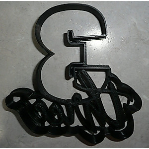 NUMBER THREE 3 WITH WORD BIRTHDAY ANNIVERSARY PARTY AGE DETAILED COOKIE CUTTER MADE IN USA PR2404