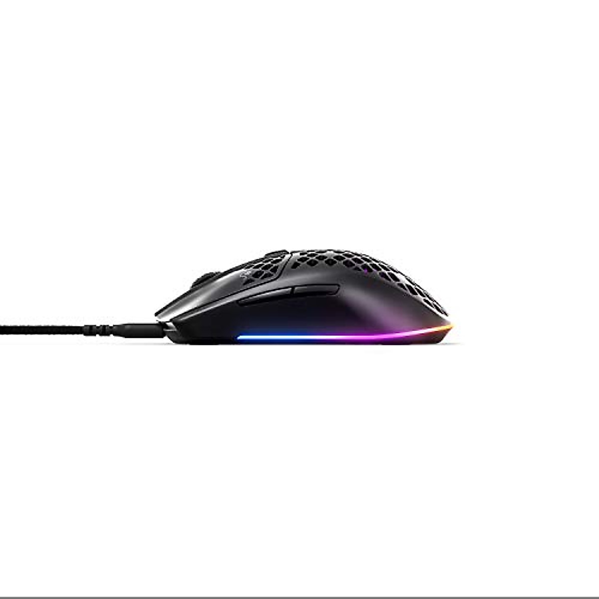 SteelSeries Aerox 3 - Super Light Gaming Mouse - 8,500 CPI TrueMove Core Optical Sensor - Ultra-lightweight Water Resistant Design - Universal USB-C connectivity