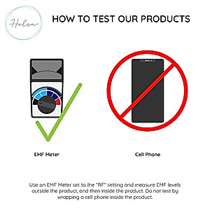 HALSA EMF Protection Hat, Faraday Beanie. EMF RF Shielding Silver Fabric. High Shielding Efficiency 99.99%. Reduce 5G, 4G, Cellular, WiFi, Bluetooth, Smart Meter RF Exposure.