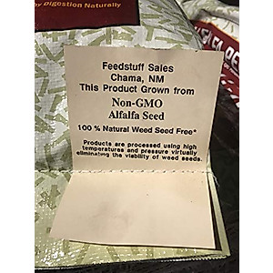 Stampede Alfalfa Pellets, Non-GMO - Perfect for Rabbits, Goats, Equine, and More! (40 lb)