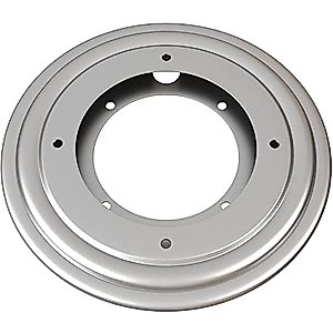 TROOPS BBQ 12-Inch Lazy Susan Turntable Steel Ball Bearing for Table, Kitchen Countertop, Pantry, Cabinet, Spices, Makeup, TV Stand, Rotating Swivel Base Plate, 1000-lb Load Capacity, 11/32 Thick