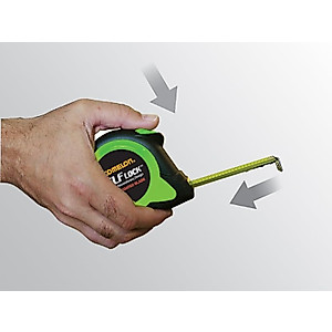 Komelon SL2825 Self Lock 25-Foot Power Tape