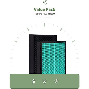 2-Pack Airmega 300 Filter Replacement for Coway 300/300S Air Purifiers, Replace Airmega Max2, 3111635