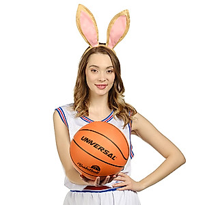 Funcredible Brown Bunny Ears - Bunny Ears Headbands - Bendable Bunny Ears - Bunny Rabbit Cosplay Costume Accessories for Kids and Adult