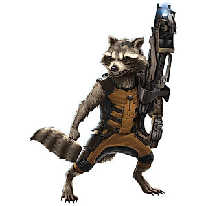 RoomMates Guardians of the Galaxy Raccoon Peel and Stick Giant Wall Decals