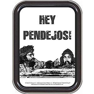 Stash Tins - Cheech & Chong - Hey Pendejos! Storage Container 4.37" L x 3.5" W x 1" H