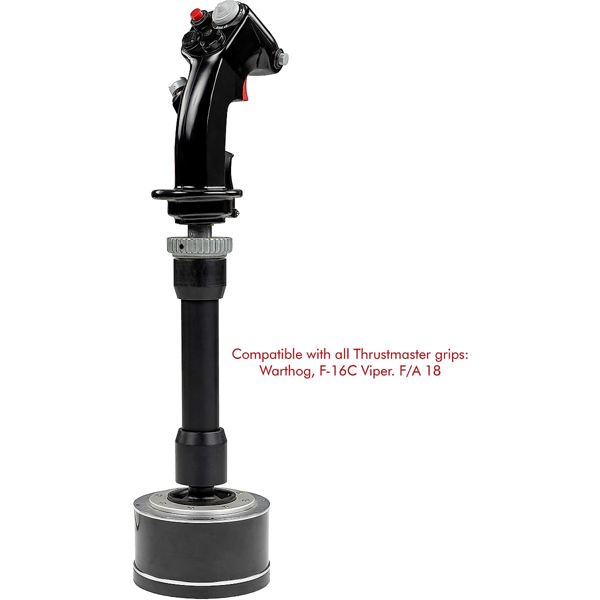 Flight Stick Grip Extension Kit Configuration #7 Compatible with Thrustmaster Warthog, F-16C Viper HOTAS, F/A 18, VirPil, WinWing and Moza AB9 Flight Sticks And Bases