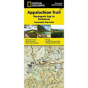 Appalachian Trail, Davenport Gap to Damascus [North Carolina, Tennessee] (National Geographic Topographic Map Guide) (National Geographic Topographic Map Guide, 1502)