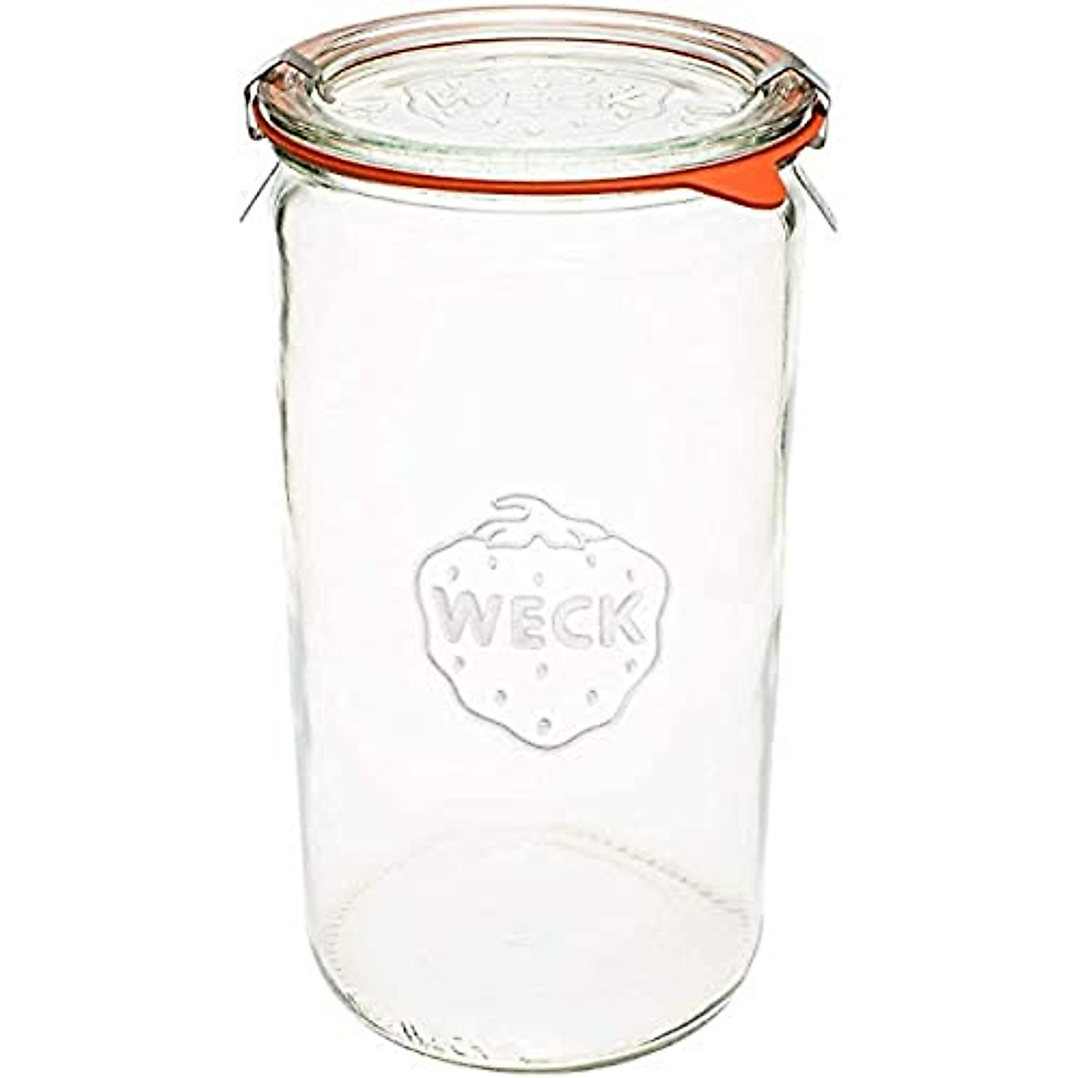 VERSAINSECT – 1.5L Glass Jars with Large Storage Capacity – Preserving Jars with Airtight Lids Suitable for Pickling – Heat Resistant Canning Jars - Microwave Safe - (1 Jar with Glass Lid) 54 fl. oz
