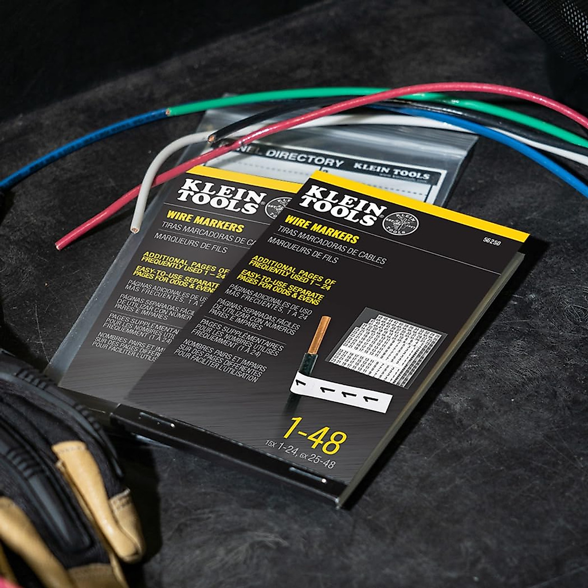 Klein Tools 56250 Wire Marker Book, 1-48